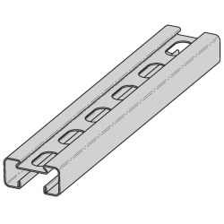 Eaton B-Line CHANNEL SLOTTED PRE-GALVANIZED 10' 2-1/8" X 1-1/16" | EWEL