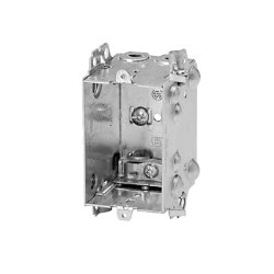 ABB IBERVILLE BOX METAL 1G 3 X 2 X 2-1/2"D NAIL MOUNT 4-HOLES FOR NMD ...