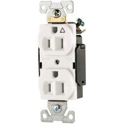 Eaton Cooper Wiring Devices RECEPTACLE DUPLEX 15A 2P 3F INDUSTRIAL ...