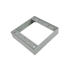 RAB Design BOX EXTENSION 2G ALUMINUM 1" DEEP GRAY | EWEL