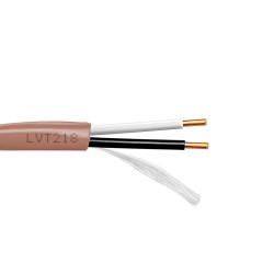 Electrical Cable LVT 2 C 18 AWG Brown 150 m LVT2C18X150 | EWEL